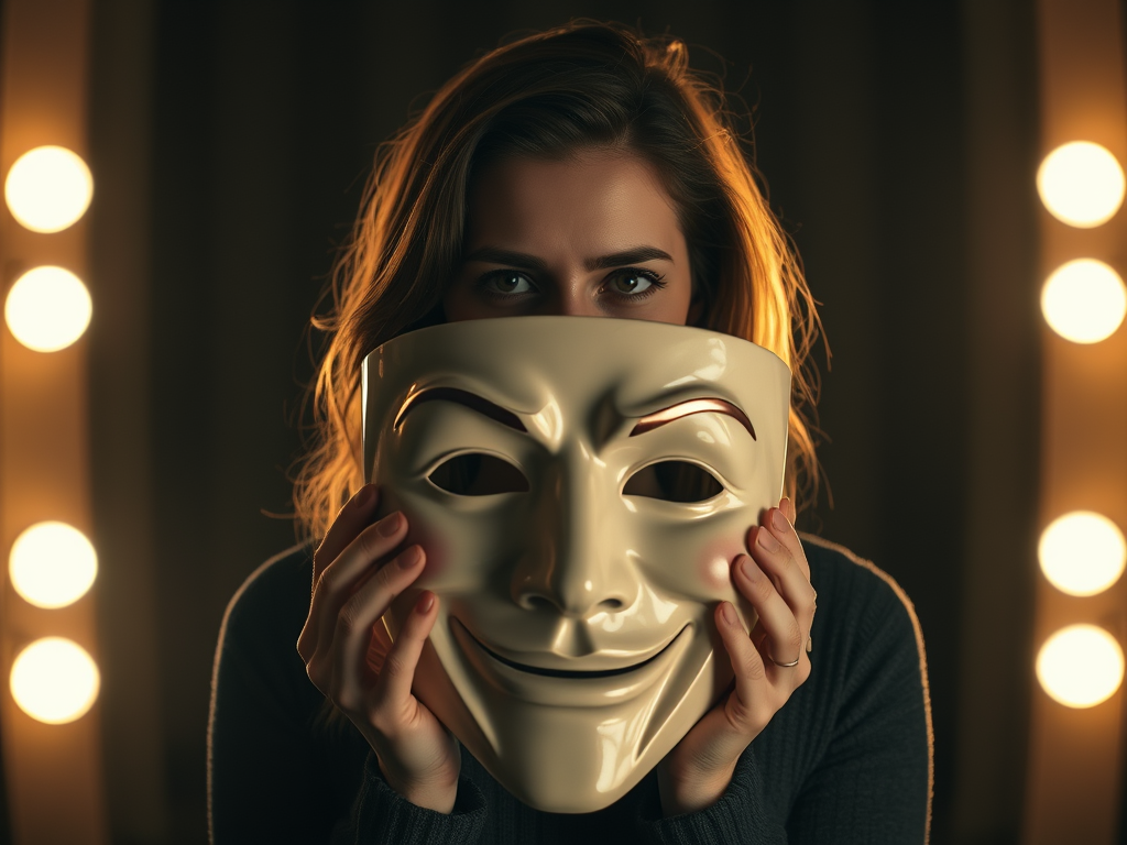 The Mask I Wear: The Energy of Pretending to Be Okay – Off Kilter